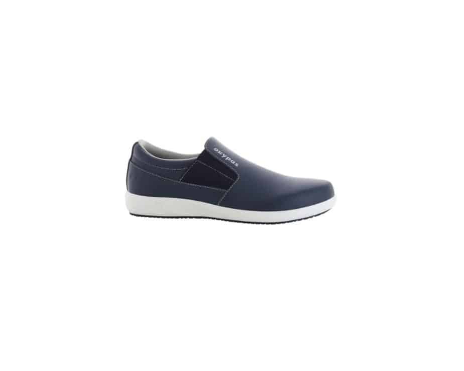 Oxypas Motion 'Roy' Slip-on Leather Nursing Shoe for Men